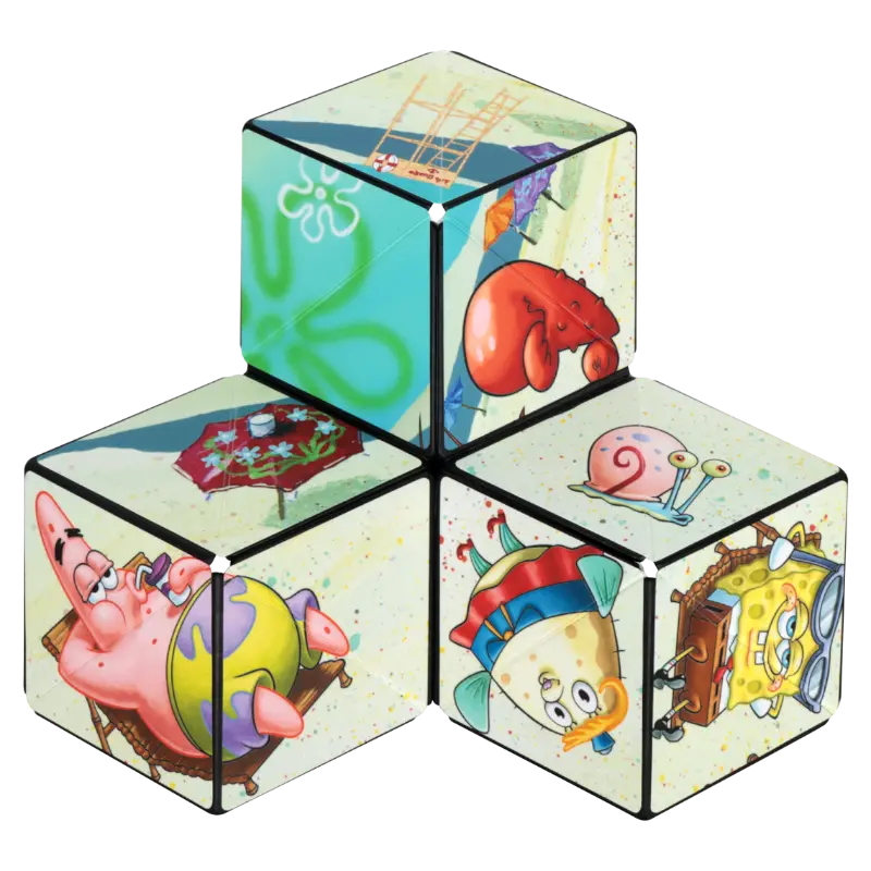 SpongeBob Series Shashibo Magnetic Puzzle Cubes for Your Fidget Needs ...