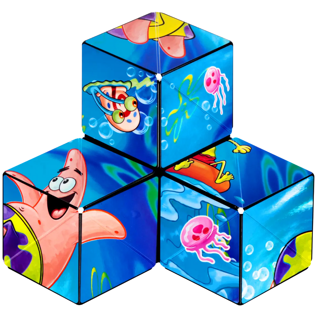 SpongeBob Series Shashibo Magnetic Puzzle Cubes for Your Fidget Needs ...