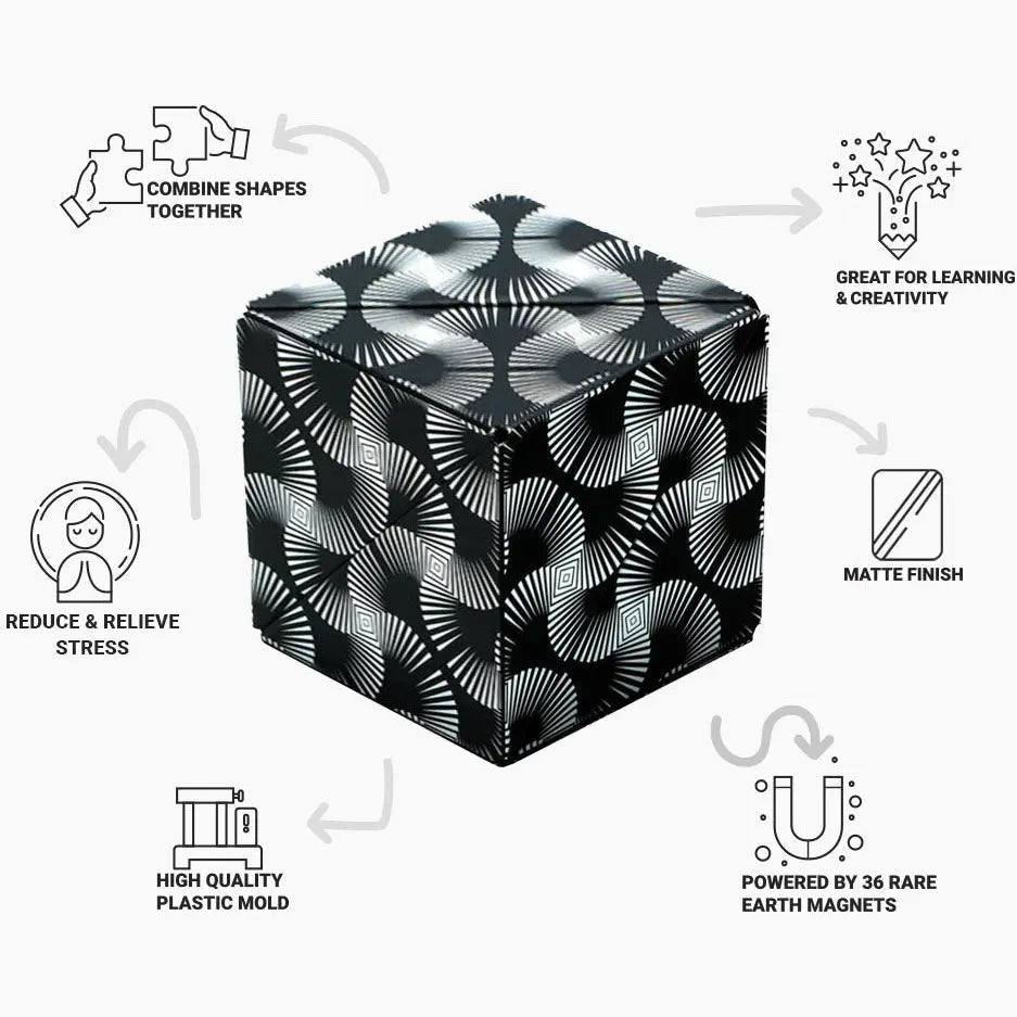 Original Series - Shashibo Magnetic Puzzle Cubes - 6 Unique Designs ...