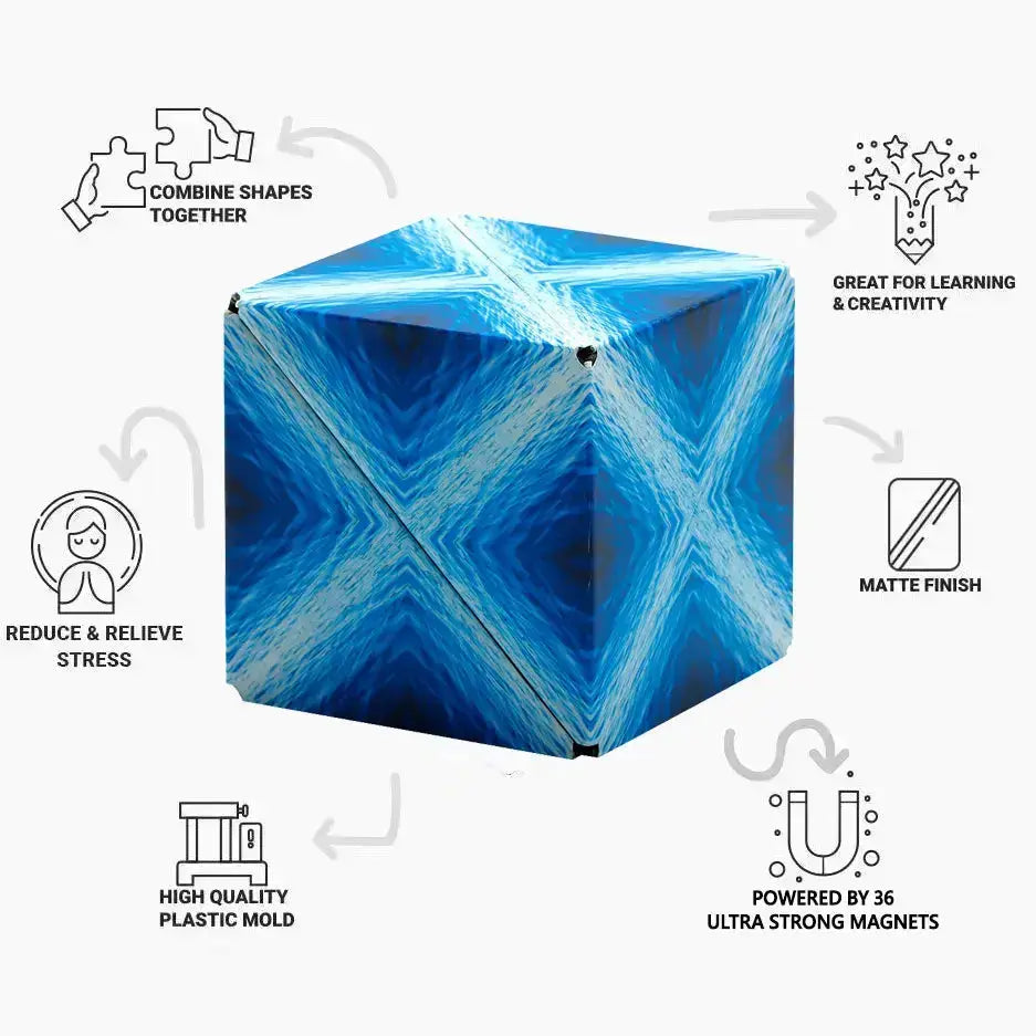 Original Series - Shashibo Magnetic Puzzle Cubes - 6 Unique Designs ...