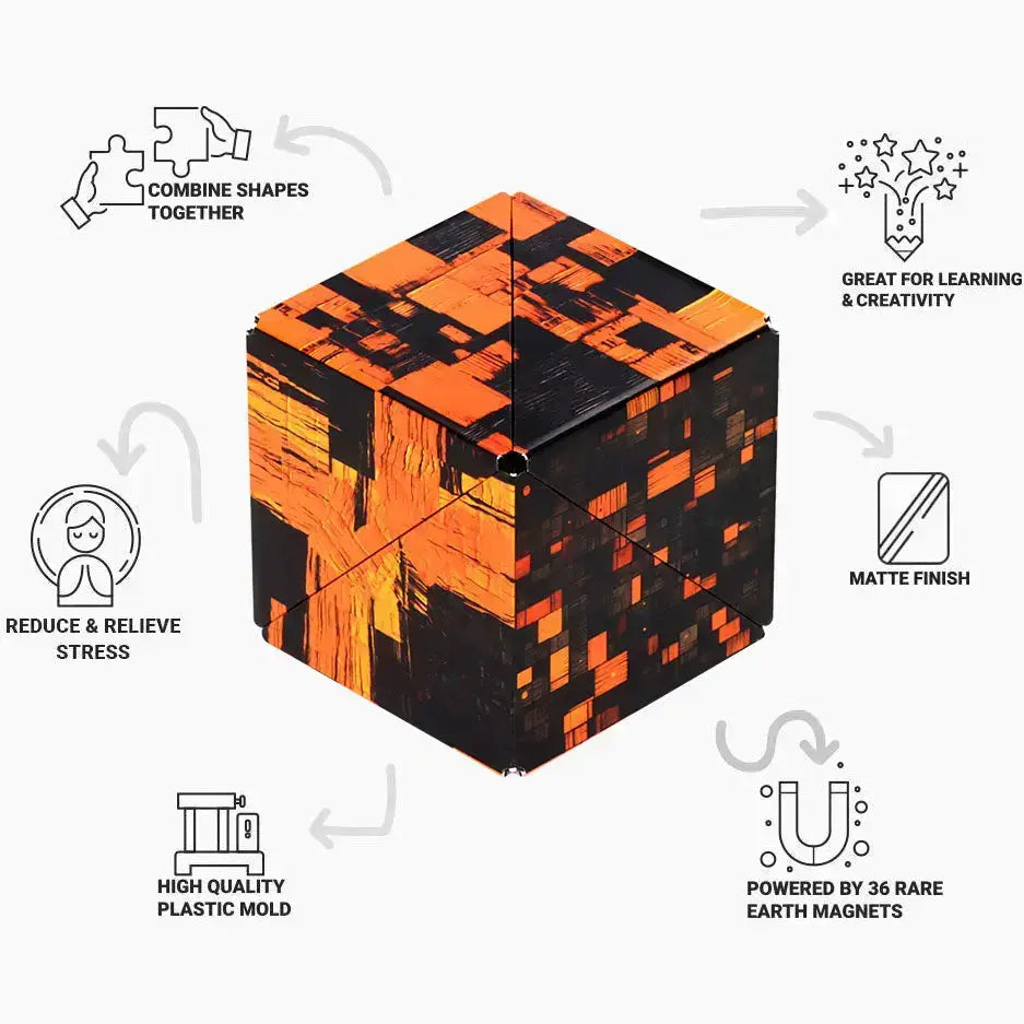Cubendi Cube - The Flowing Magnetic Puzzle Cube - 3 Unique Designs ...