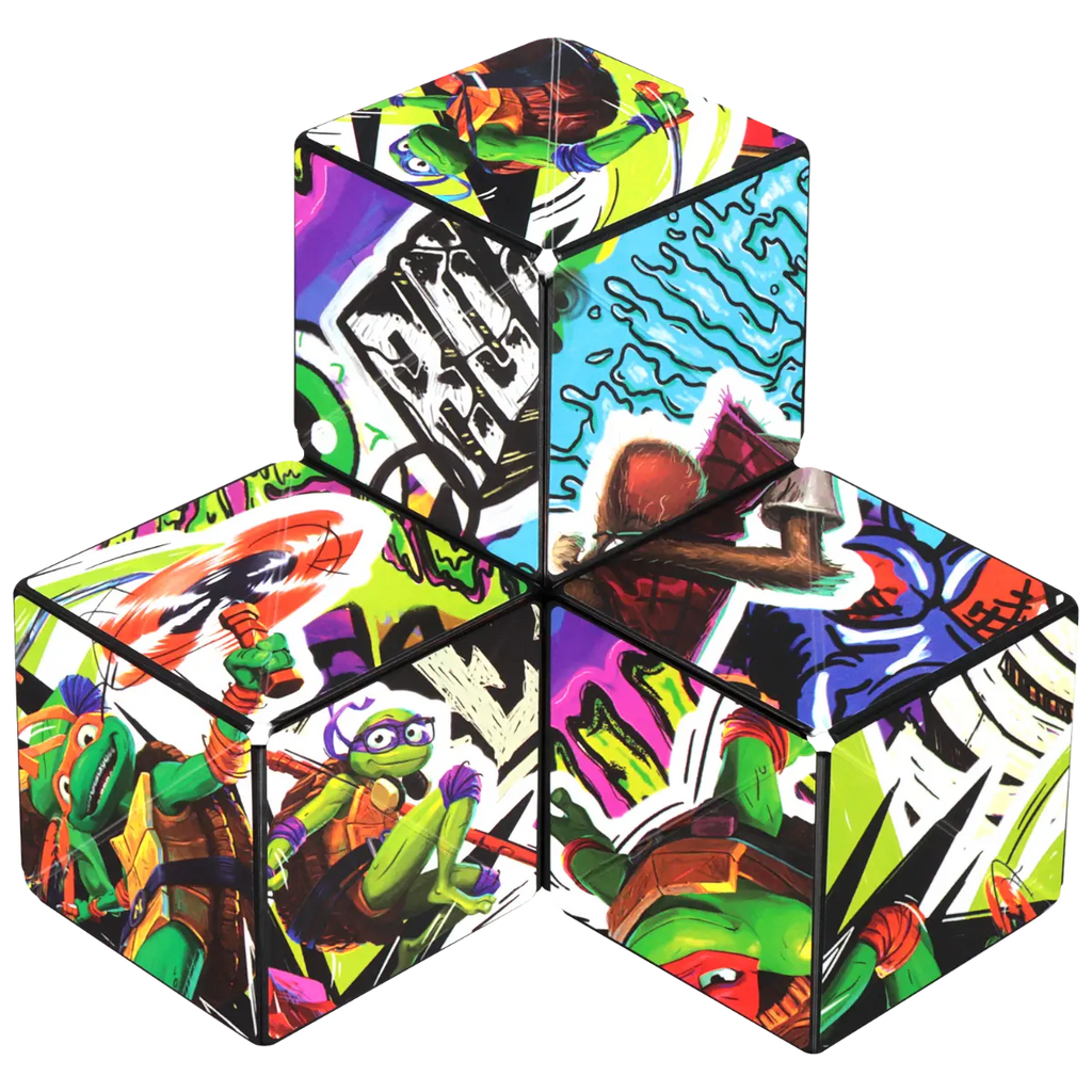 TMNT Series - Shashibo Magnetic Puzzle Cubes - 8 Unique Designs – Fun ...