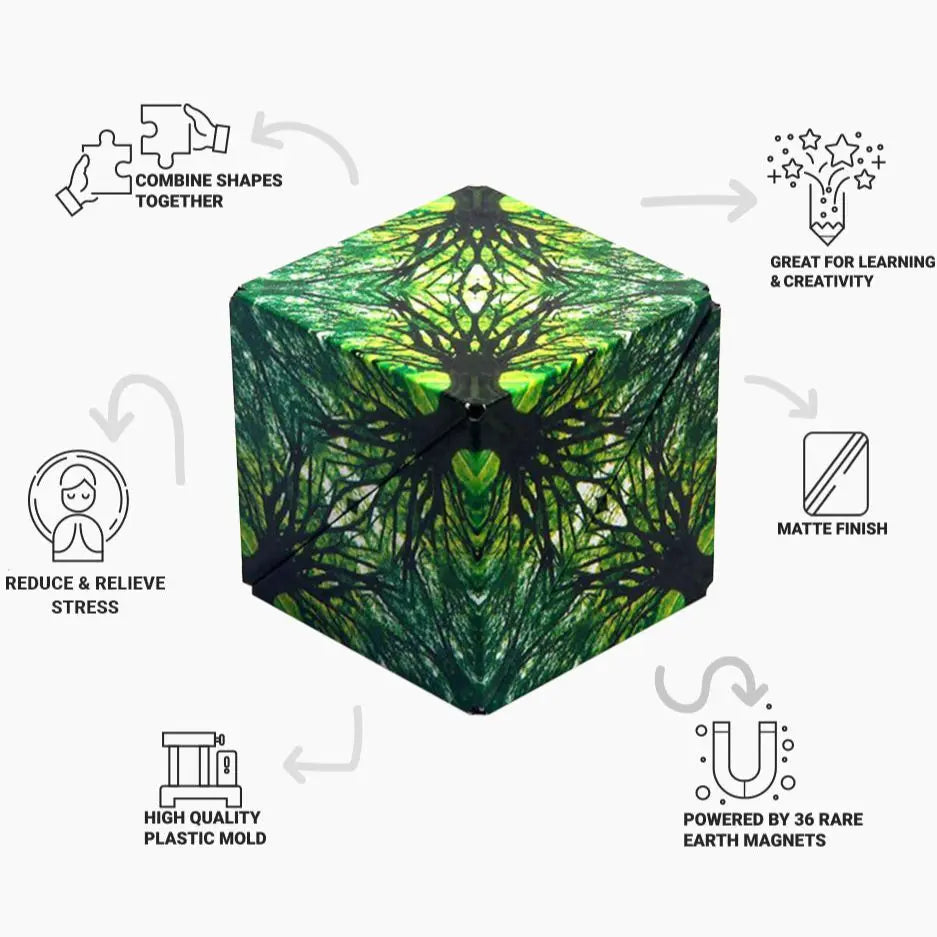 Original Series - Shashibo Magnetic Puzzle Cubes - 6 Unique Designs ...