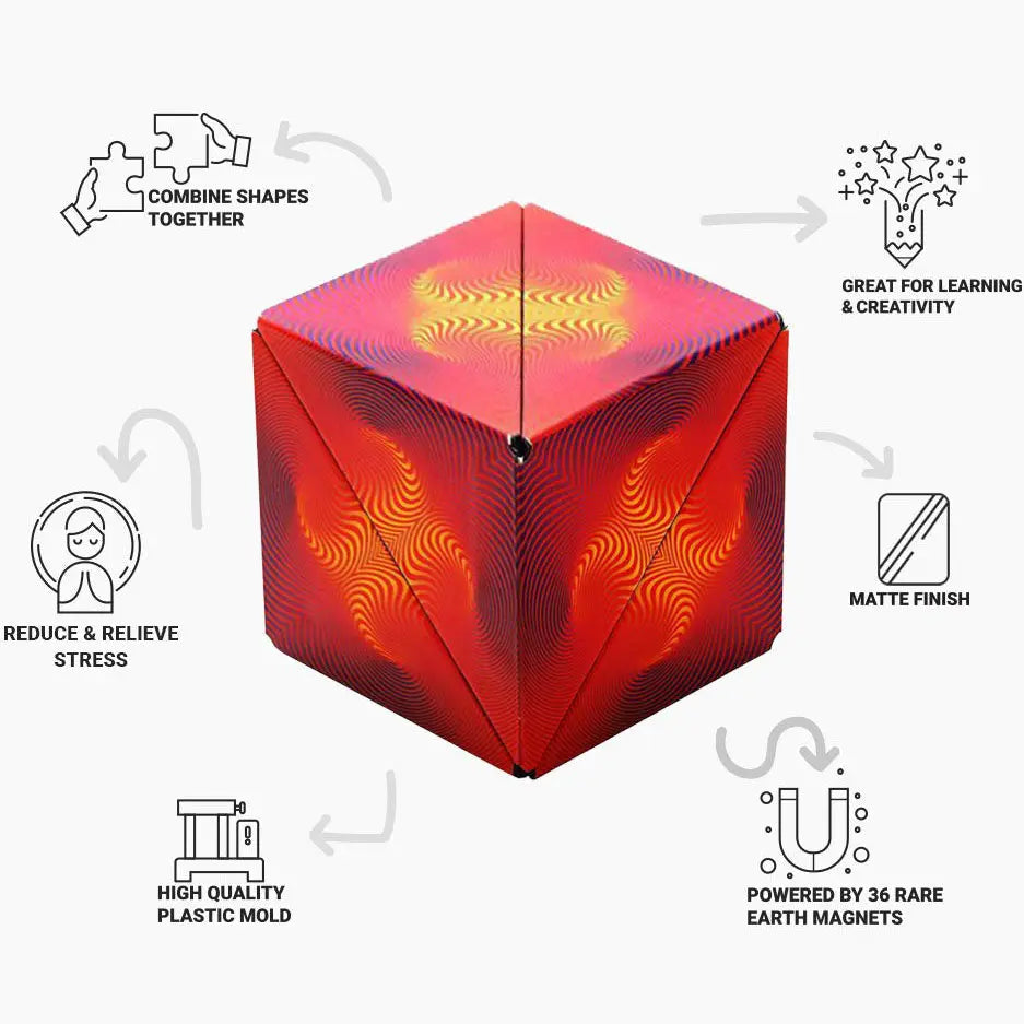 Original Series - Shashibo Magnetic Puzzle Cubes - 6 Unique Designs ...