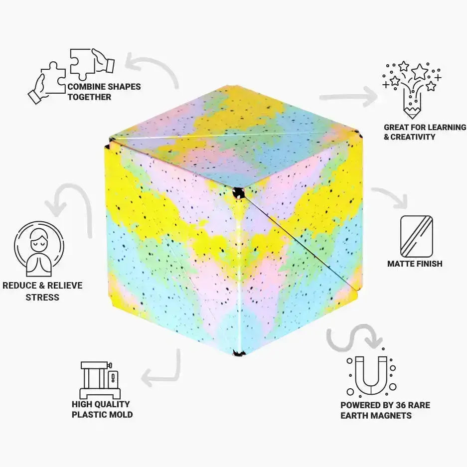 Cubendi Cube - The Flowing Magnetic Puzzle Cube - 3 Unique Designs ...