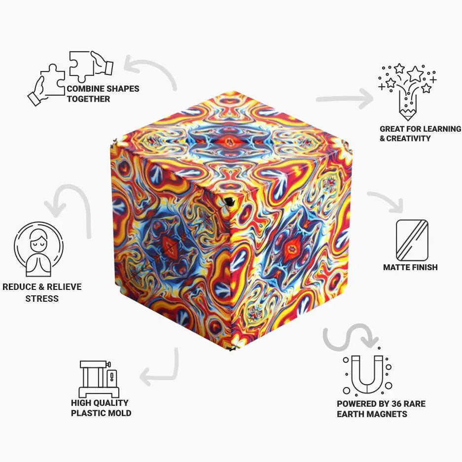 Original Series - Shashibo Magnetic Puzzle Cubes - 6 Unique Designs ...