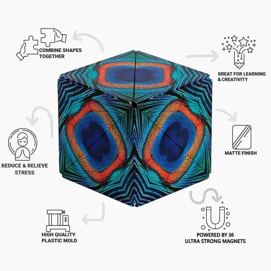 Original Series - Shashibo Magnetic Puzzle Cubes - 6 Unique Designs ...